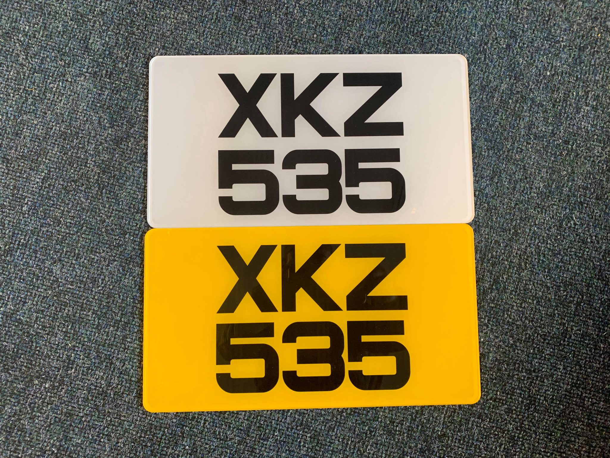 Metro Font Number Plates – 13×7 Japanese Import (1x Front & 1x Rear ...