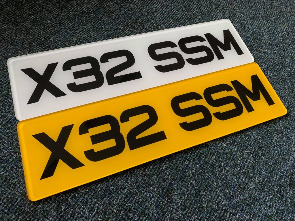 Metro Font Number Plates (Short Plates) – Prestige Plates