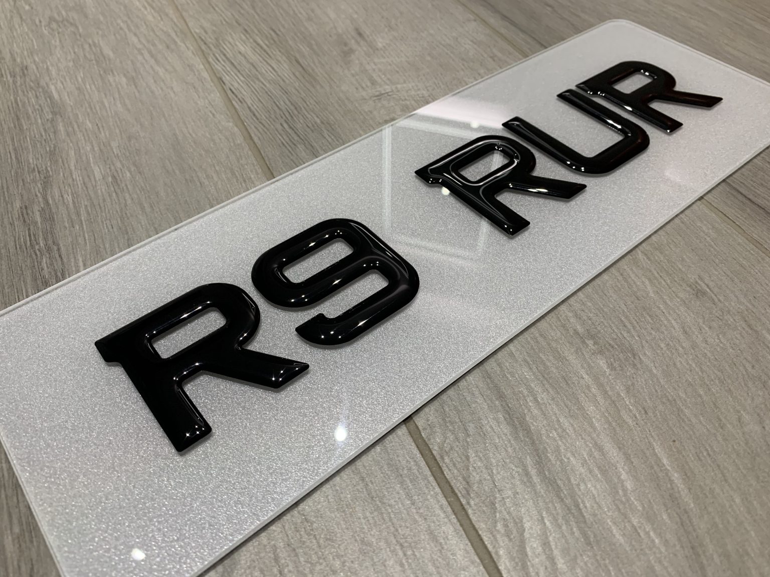 3D Gel Plates Metro Font 60mm- (Pair Of Short Plates) – Prestige Plates