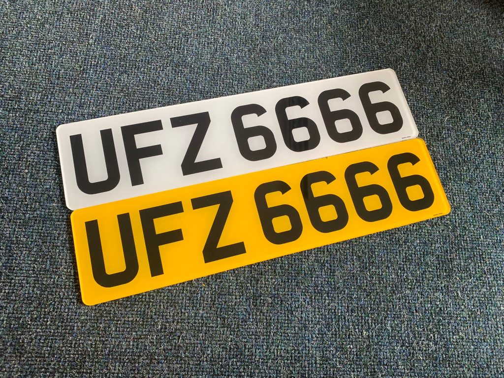 Charles Wright Font Number Plates (MOT/Road Legal) (Short Plates ...